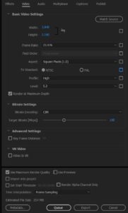 How to export 4K video in Premiere Pro CC for YouTube and Vimeo | Who ...